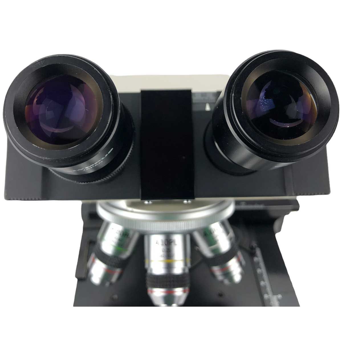 Olympus CH-2 Phase Contrast Microscope with 0-100 Scale Reticule - Rec