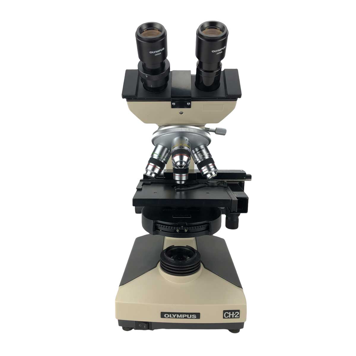 Olympus CH-2 Phase Contrast Microscope with 0-100 Scale Reticule - Rec